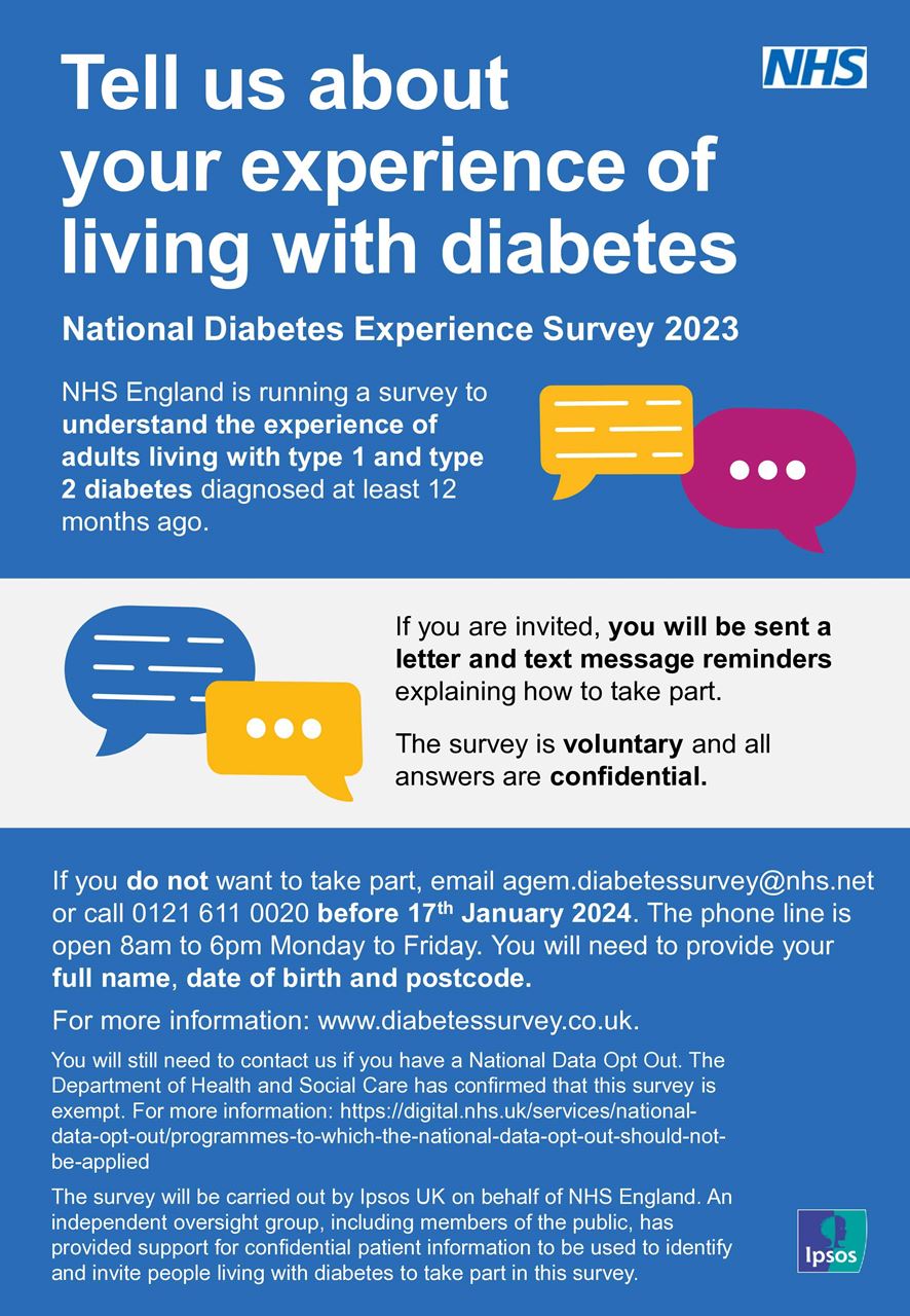National Diabetes Experience Survey - Ravenswood Medical Practice